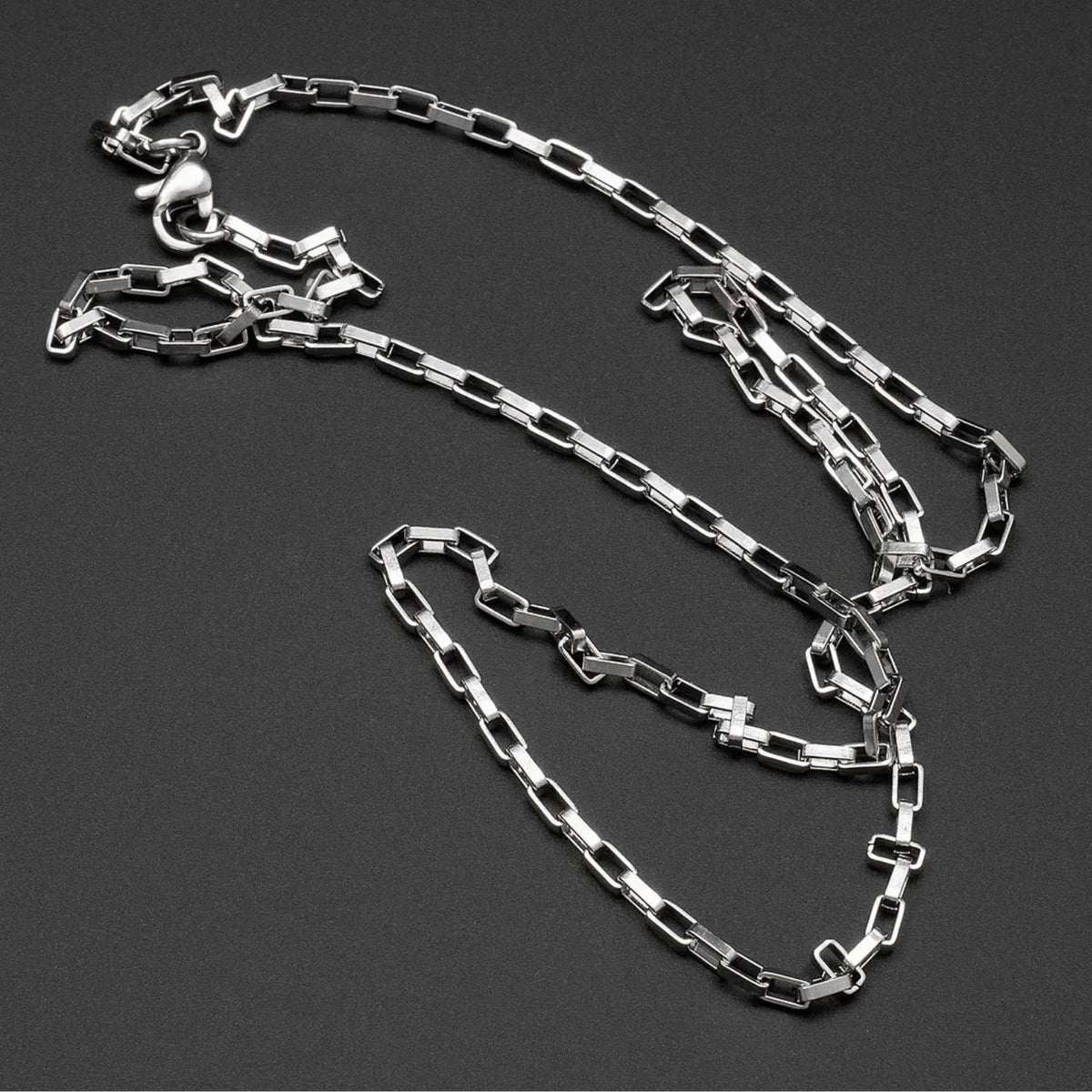 Royce Stainless Steel Chain Silver – NJ Mens
