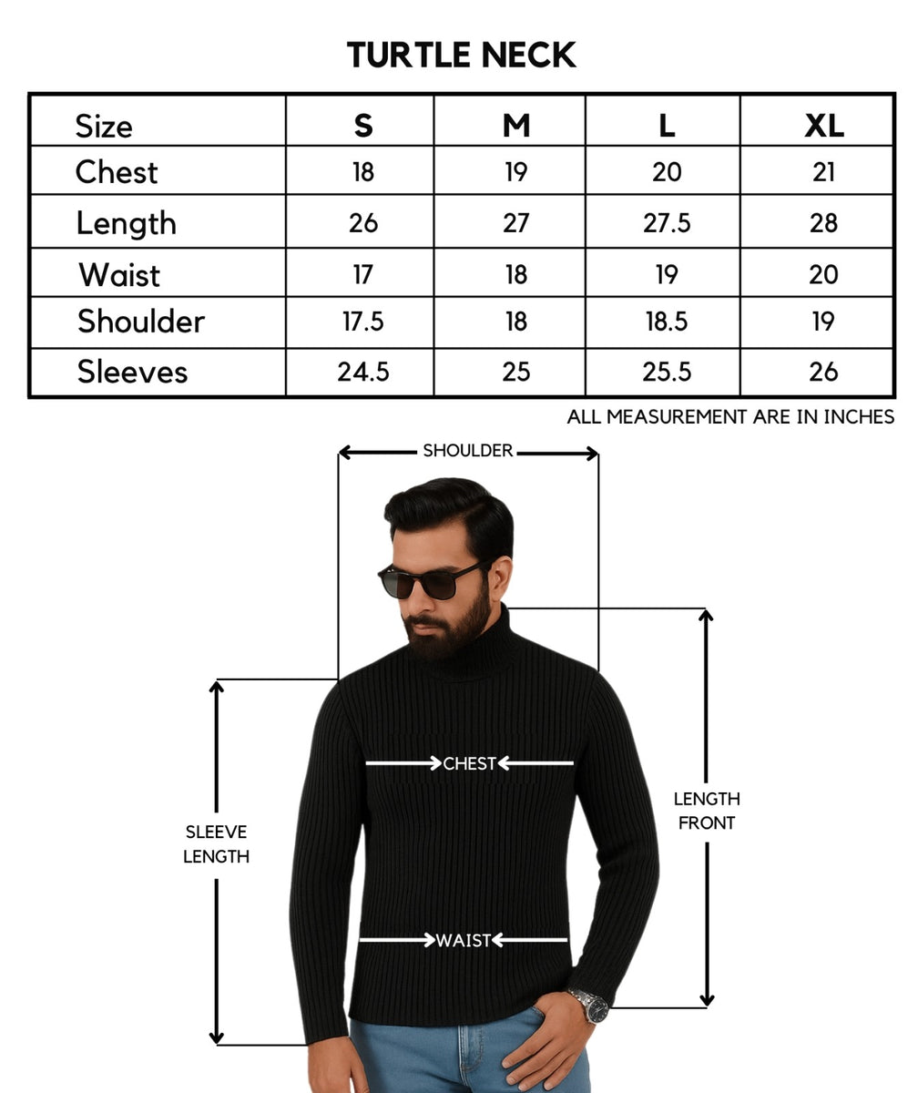 Pack Of 3 Basic High Neck – NJ Mens